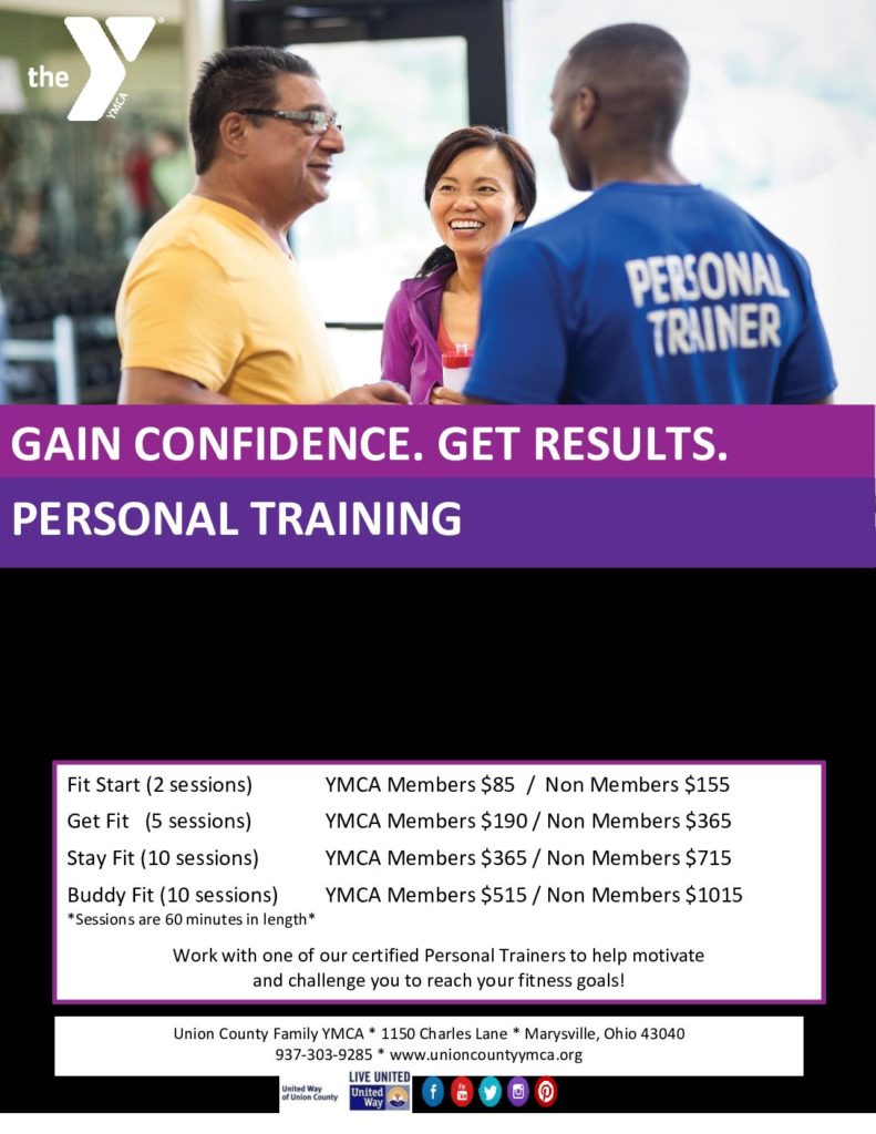 Personal Training flyer 2022 – UNION COUNTY FAMILY YMCA